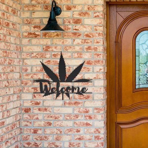 Welcome Weed Sign - Etsy