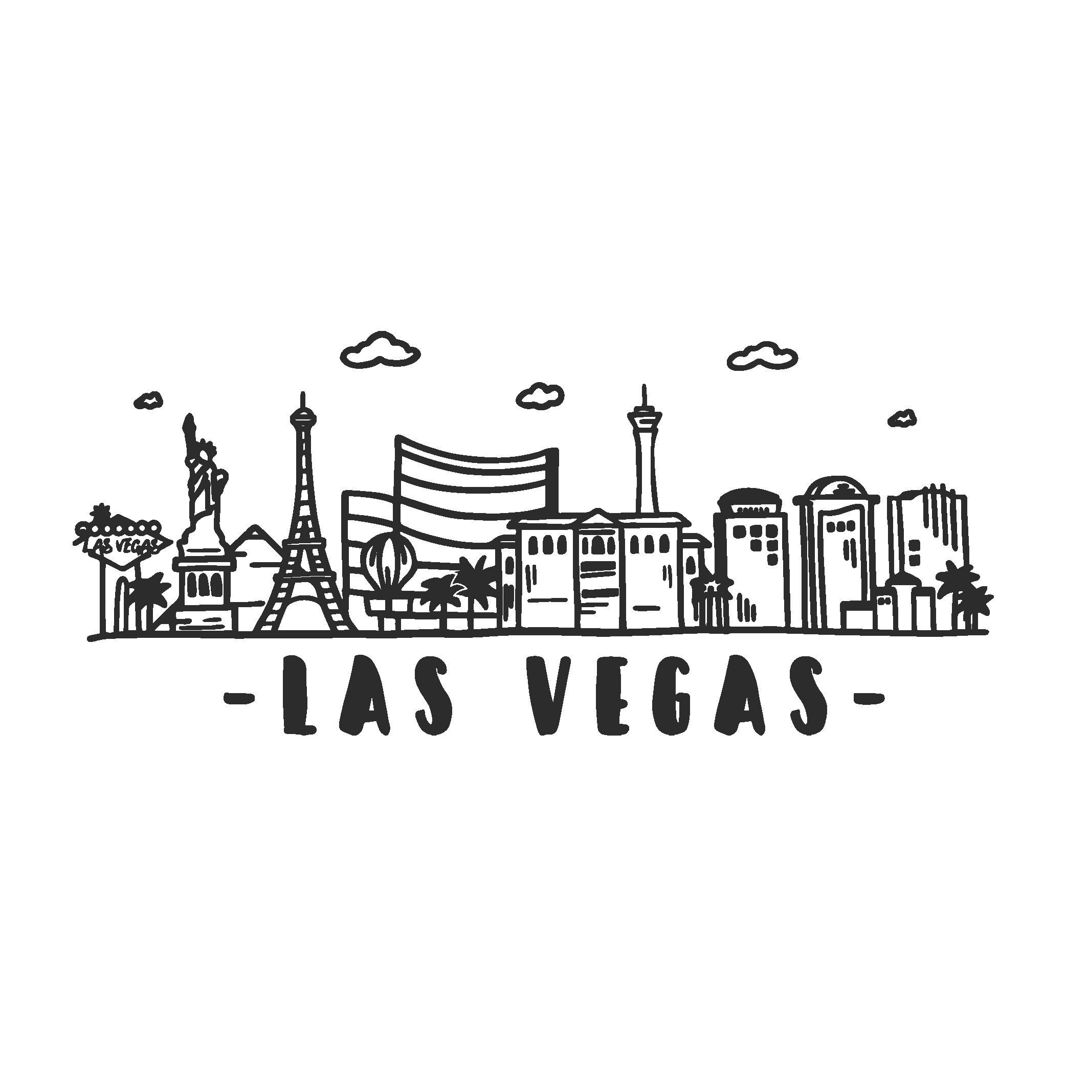Las Vegas, Png, Jpg, Silhouette, Cricut, Files Instant, Digital ...