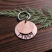 Penny Pet ID Tag, Copper Penny Dog Name Tag, Dog Collar ID Charm, Cat ...