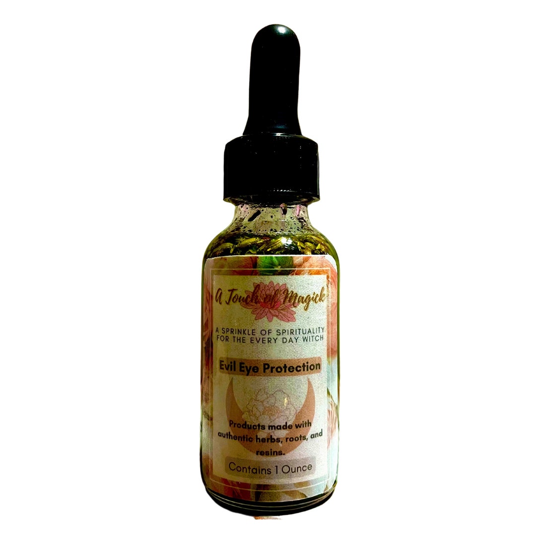 Gypsy Evil Eye Protection Oil 1 Oz Made With Herbs, Roots, Resins ...