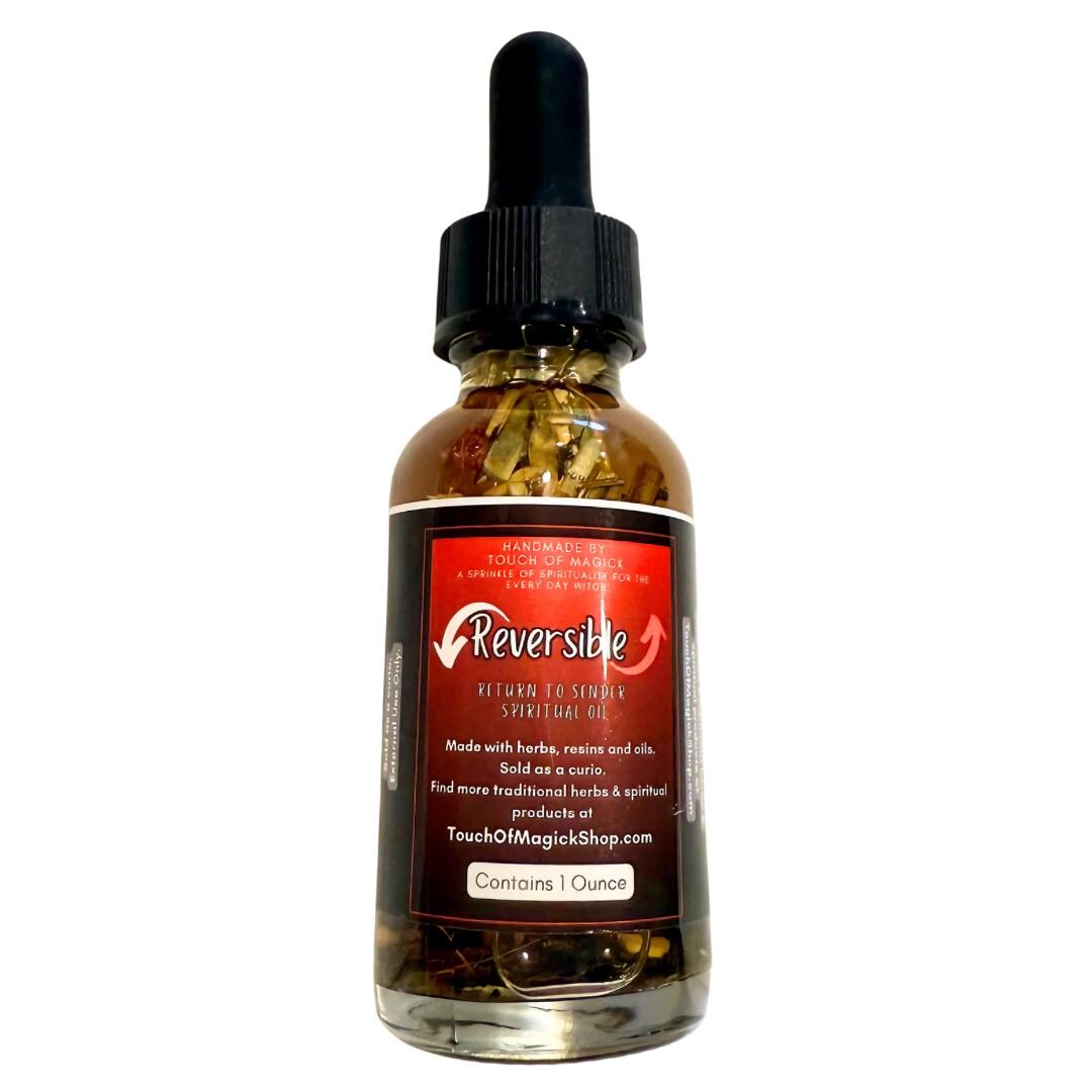 Reversible Spiritual Oil | for Return to Sender & Cleansing | Made With ...