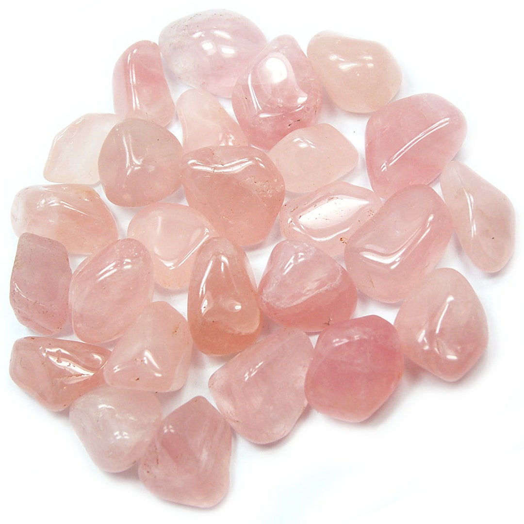 Rose Quartz Tumbled Stone - to Attract Love and Enhance Self-confidence ...