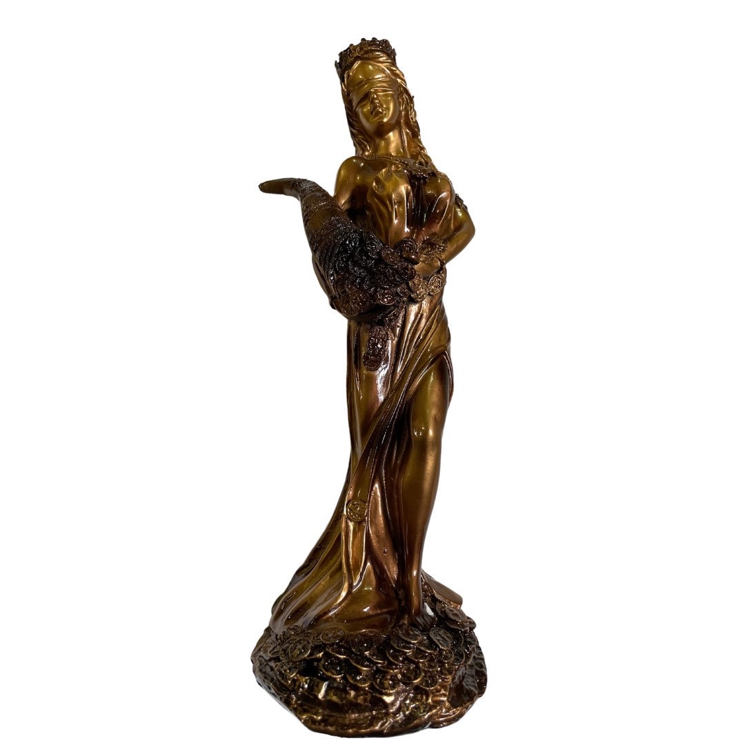 Goddess Fortuna Statue Figurine Goddess of Fortune, Prosperity & Wealth ...