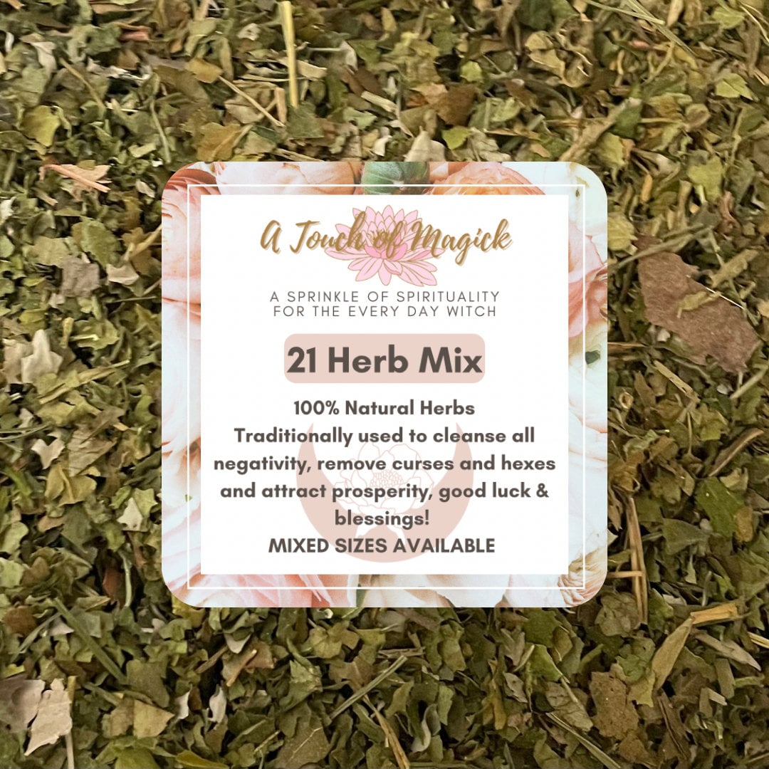 21 Herb Mix | Baths & Floor Washes | Spell and Ritual Supplies - Etsy