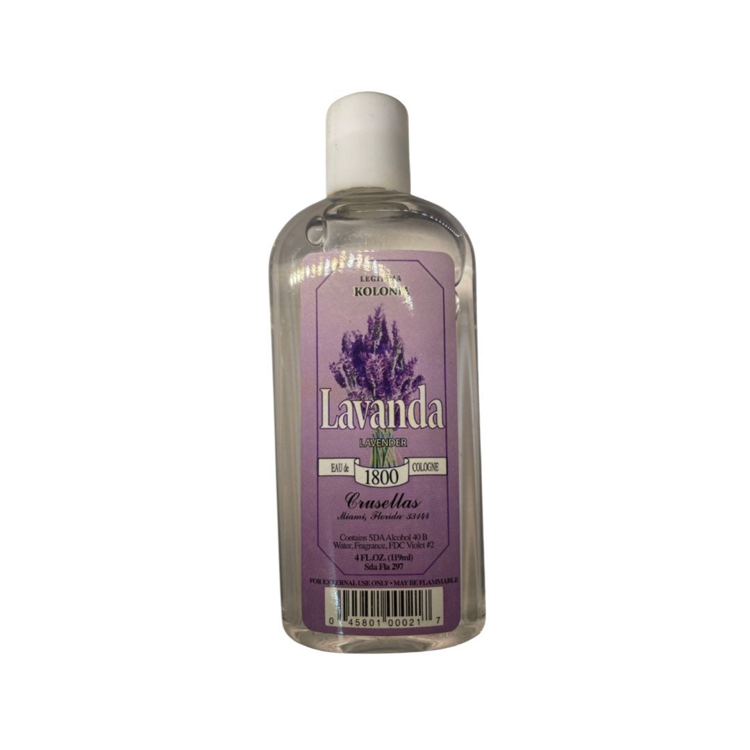 Kolonia 1800 Lavanda Spiritual Water Contains 4 Ounces Used for Spirit Work and Cleansing of the ...