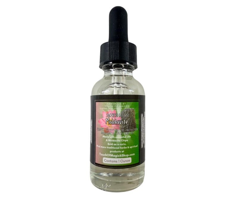 Moldavite Oil | Sacred Lotus | 1 Ounce | Essential Oils & Moldavite ...