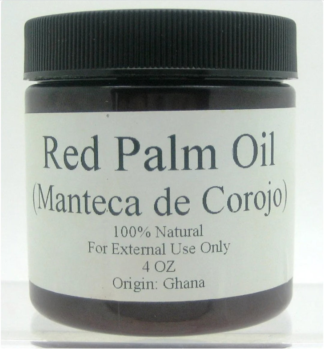 Red Palm Oil - Manteca De Corojo - 4 OZ - From Ghana - 100% Natural ...