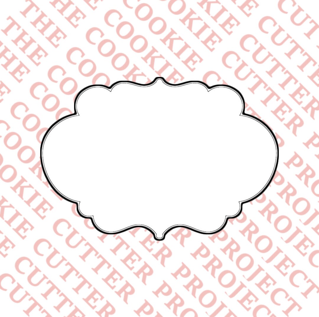 Princess Frame/exotic Frame B Cookie Cutter - Etsy
