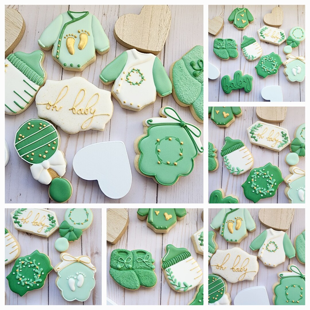 Custom Decorated Sugar Cookies, Baby Shower/arrival - Etsy