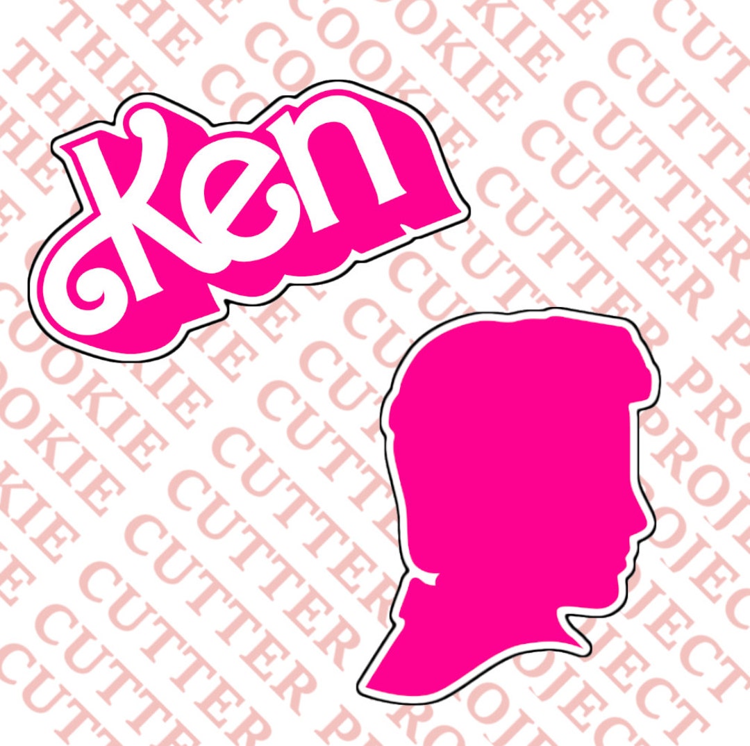 Ken Cookie Cutter Set of 2 - Etsy