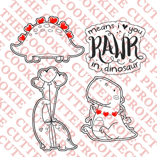 Valentines Day Cookies - Etsy