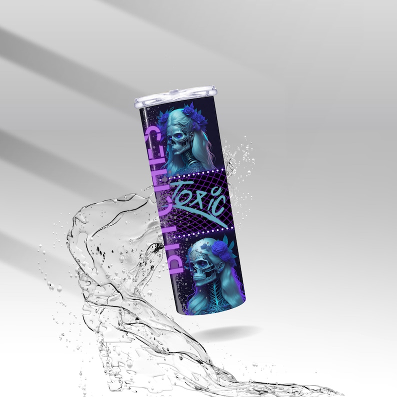 Bad Ass Skeleton Goddesses, Sublimation Insulated Tumbler - Etsy
