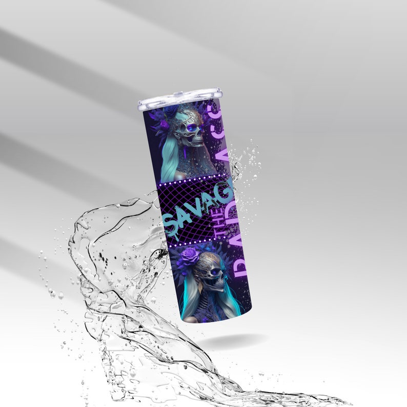 Bad Ass Skeleton Goddesses, Sublimation Insulated Tumbler - Etsy