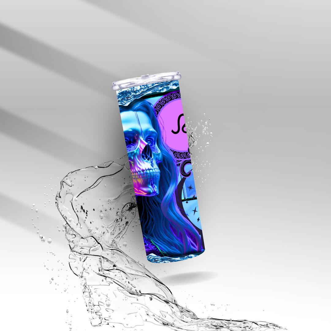 Leo Zodiac Skeleton, Sublimation Insulated Tumbler - Etsy