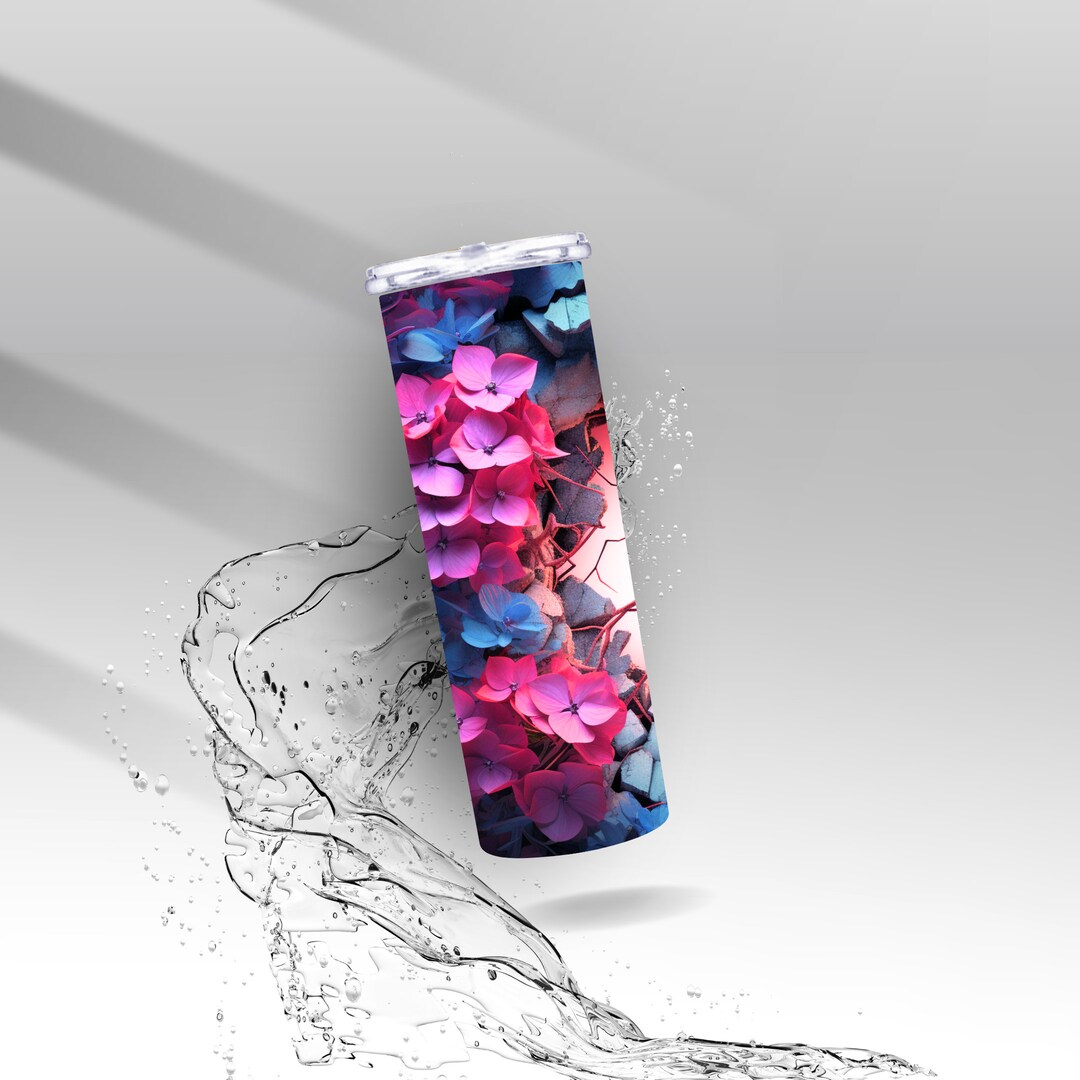 Pink Hydrangeas, Sublimation Insulated Tumbler - Etsy