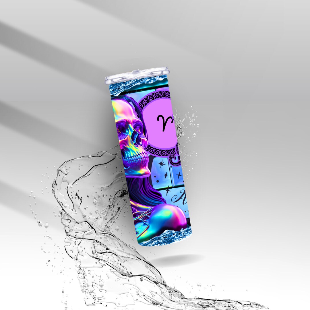 Pisces Sternzeichen Skelett, Sublimation Thermobecher - Etsy.de