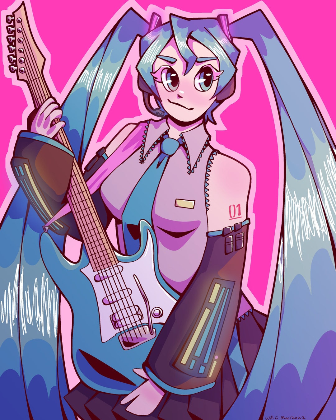 Hatsune Miku Print - Etsy