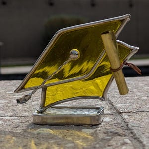 Graduation Cap in Stained Glass - Etsy