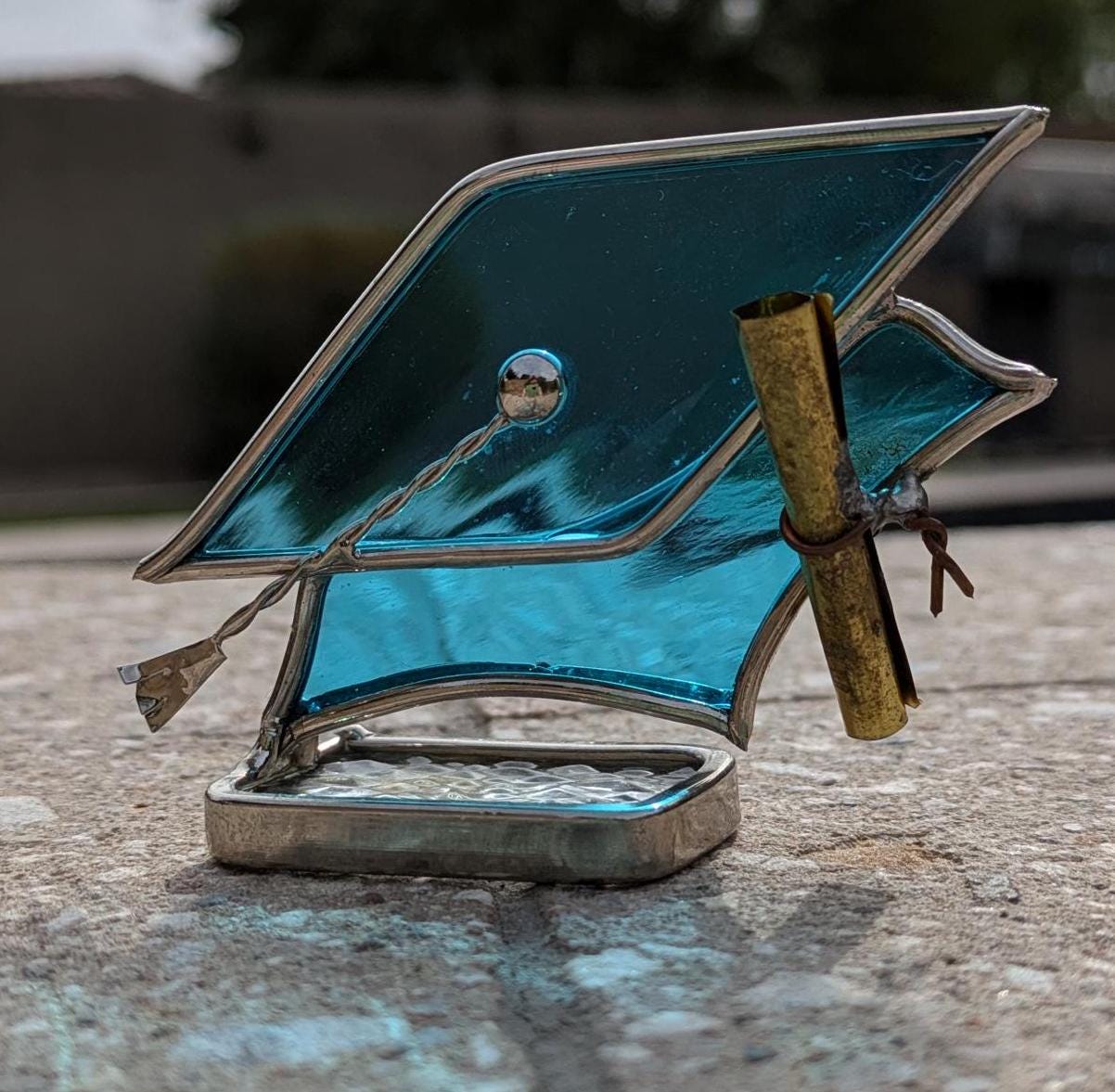 Graduation Cap in Stained Glass - Etsy