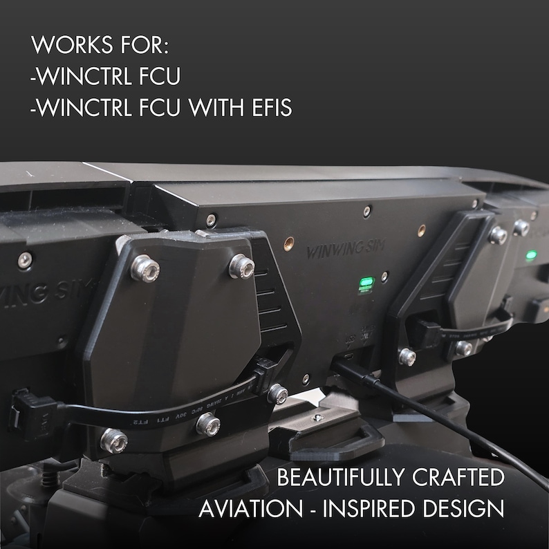 SKY RAIL Modular Mount for Winctrl / Winwing A320 FCU, Honeycomb Alpha ...