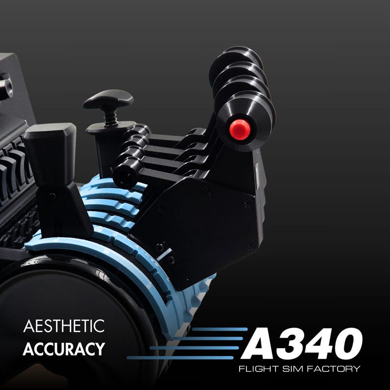 NEW!!! A340 PRO Throttle Detent Set for Honeycomb Bravo, Flight ...