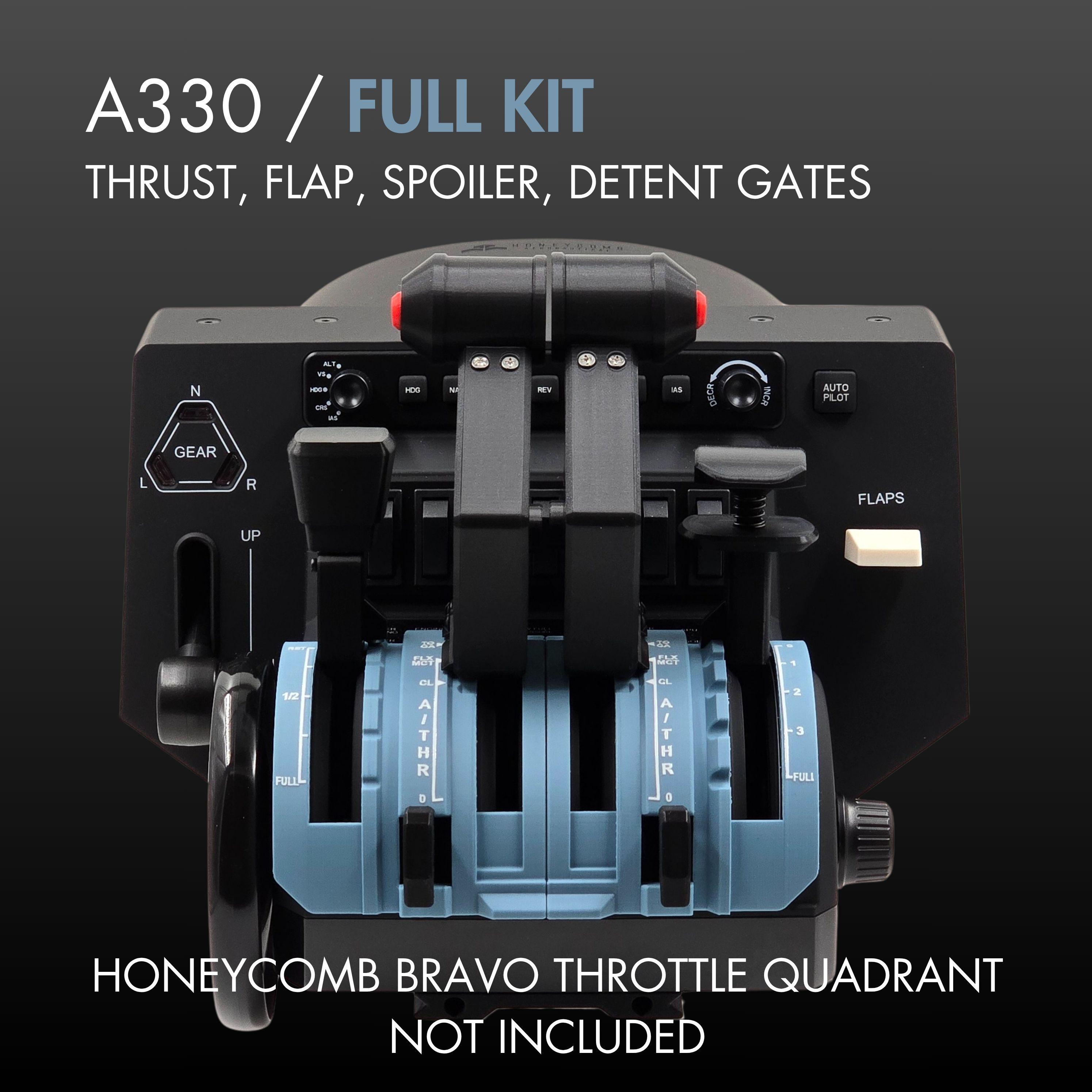 A330 PRO Throttle Detent Set for Honeycomb Bravo, Flight Simulator - Etsy