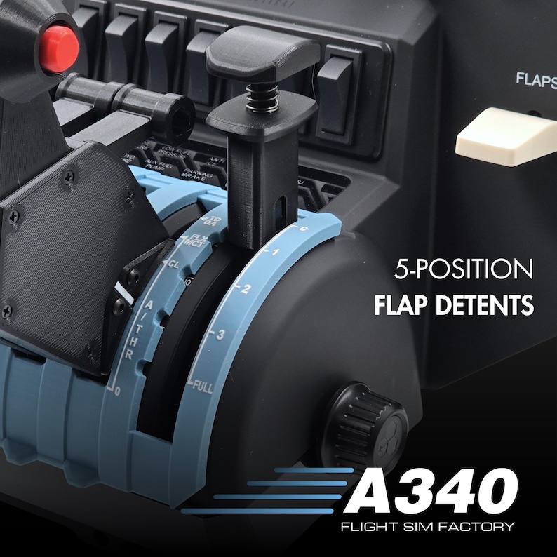 NEW!!! A340 PRO Throttle Detent Set for Honeycomb Bravo, Flight ...