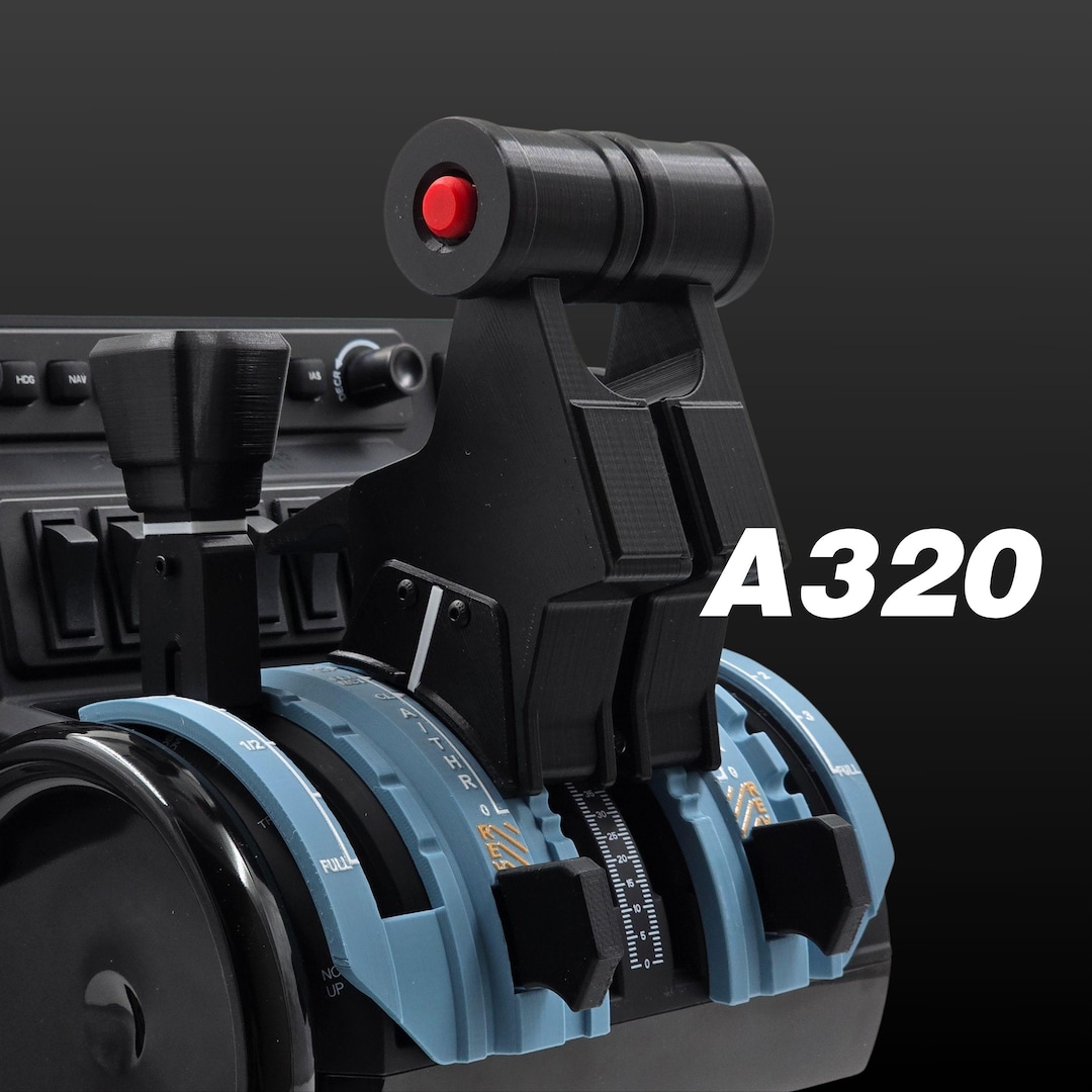 A320 PRO V3 Throttle Detent Set for Honeycomb Bravo, Flight Simulator ...