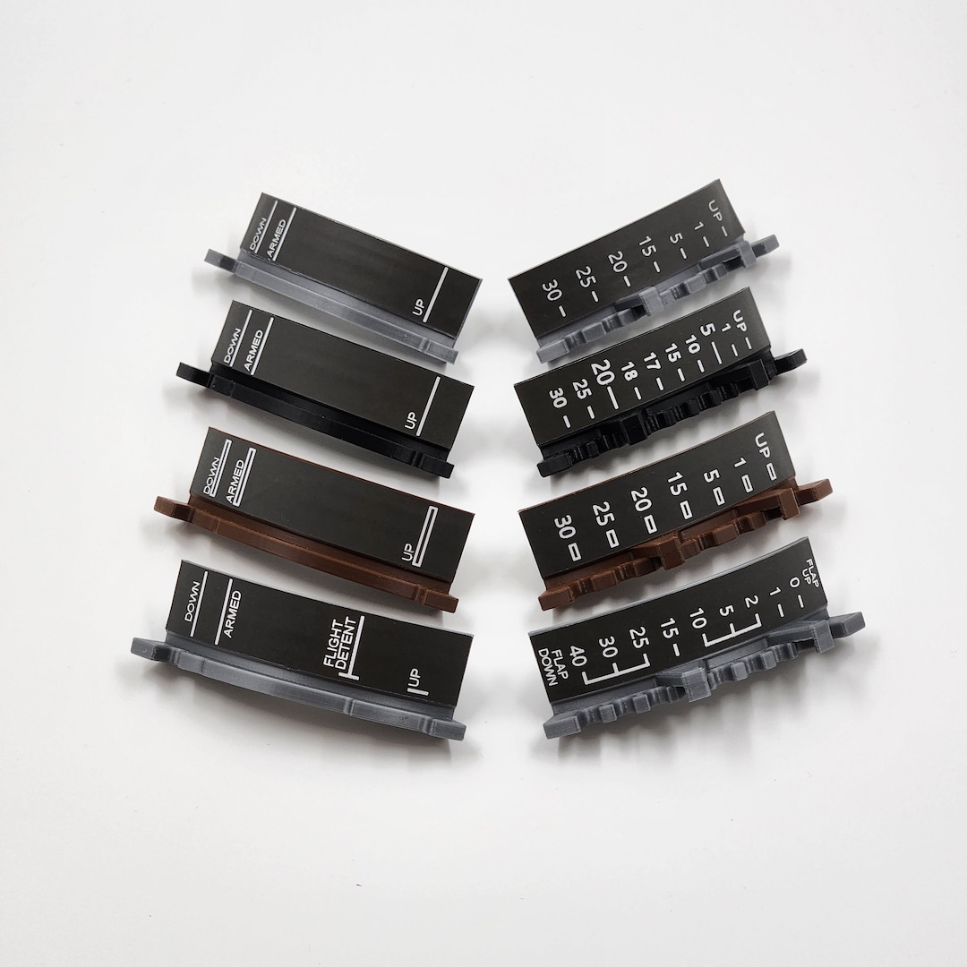 7X7 PRO V3 Flap & Speedbrake Detent Gates Add-on Kit - Etsy