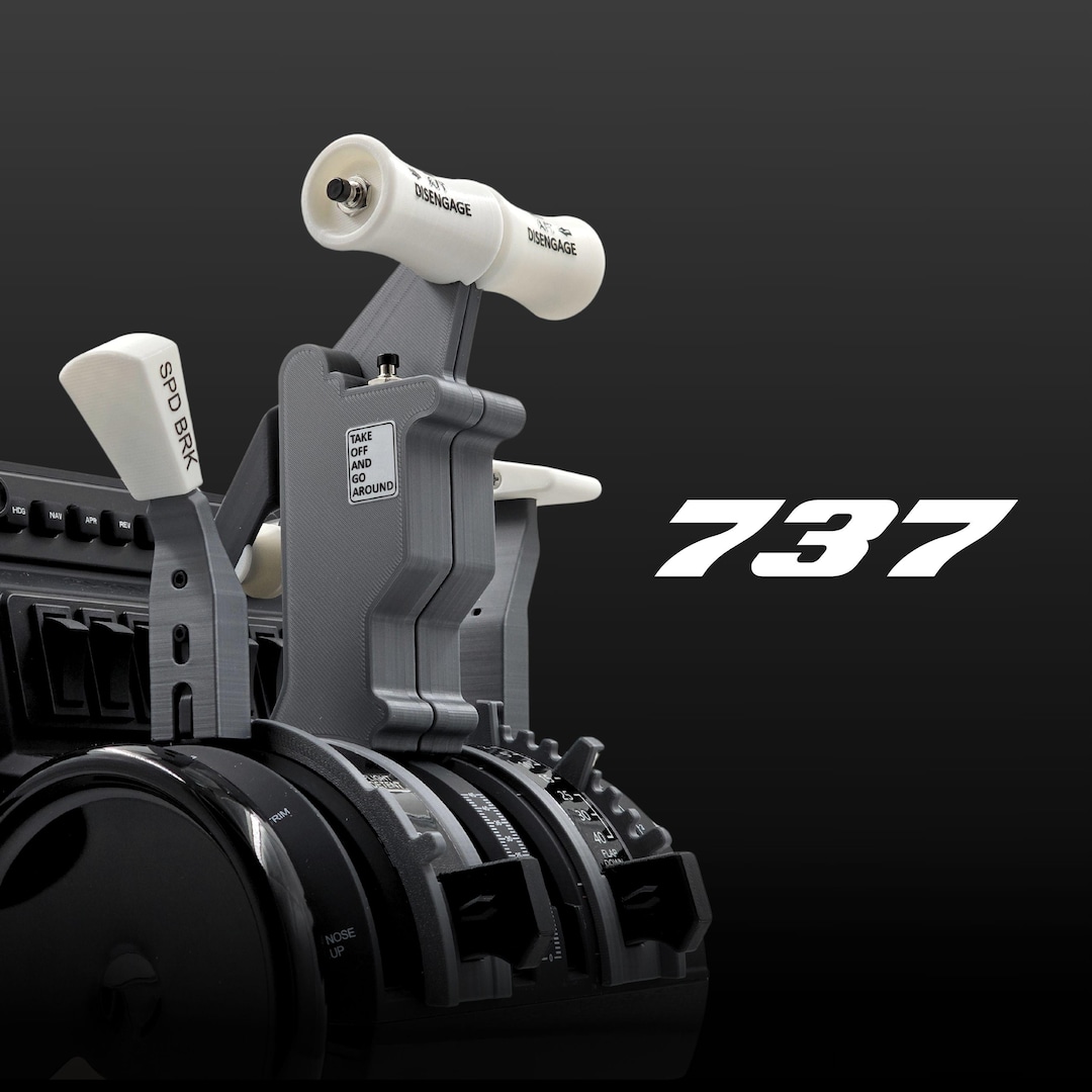 737 PRO V3 Full Electronic Thrust Lever Set, for Honeycomb Bravo ...