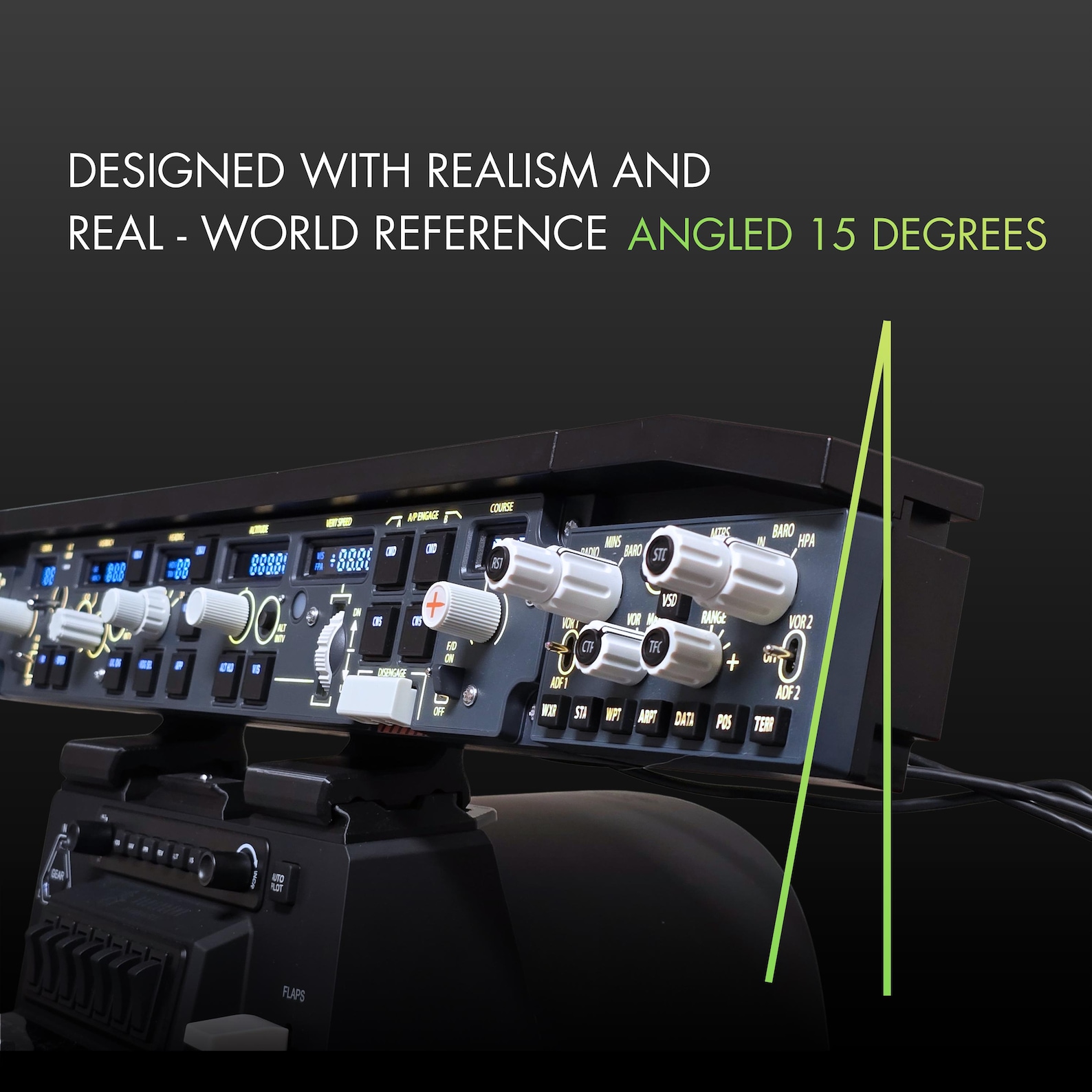 SKY RAIL モジュラーマウント（WinCtrl / Winwing 737 MCP、Honeycomb Alpha / Bravo用 ...
