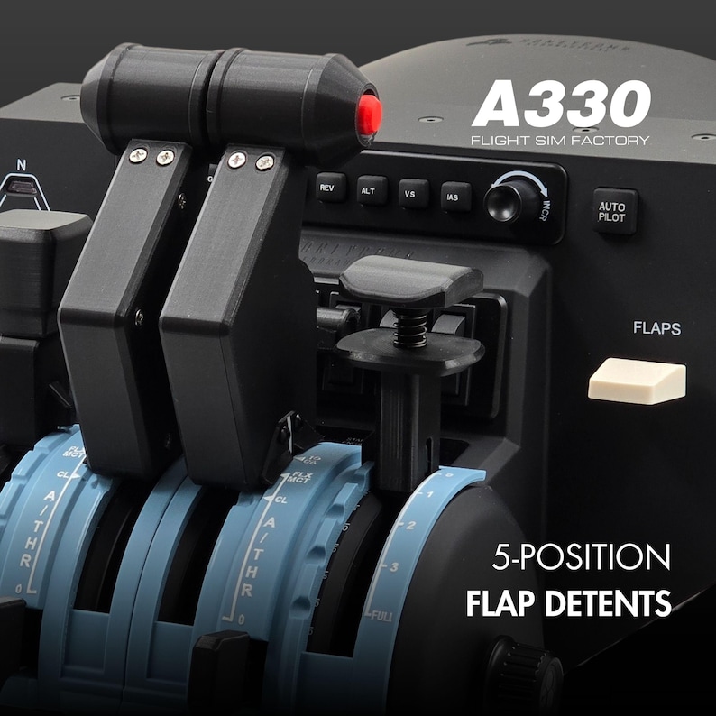 A330 PRO Throttle Detent Set for Honeycomb Bravo, Flight Simulator ...