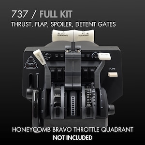 737 PRO V3 Full Electronic Thrust Lever Set, for Honeycomb Bravo ...