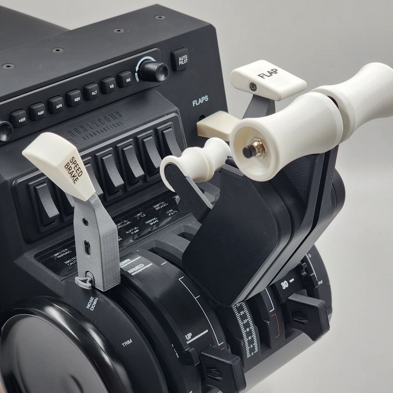 787 PRO V3 Full Electronic Thrust Lever Set, for Honeycomb Bravo ...