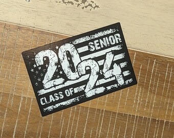 In My Senior Era Class of 2024 Sticker Vinyl With Gloss Laminate - Etsy