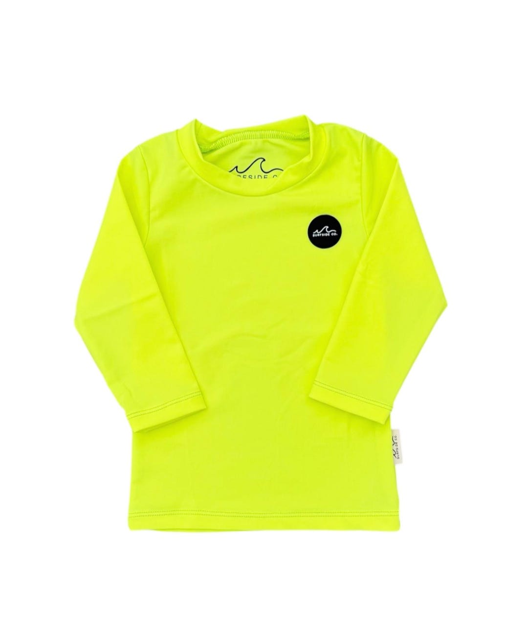 Neon Yellow Long Sleeve Rash Guard- Swim Shirt Baby/toddler Rash Guard ...