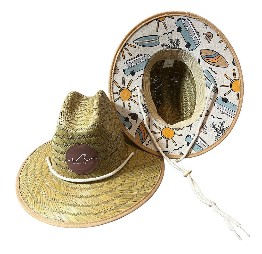 NEW Surf Days Baby Straw Hat, Toddler Straw Hat, Kid Straw Hat ...