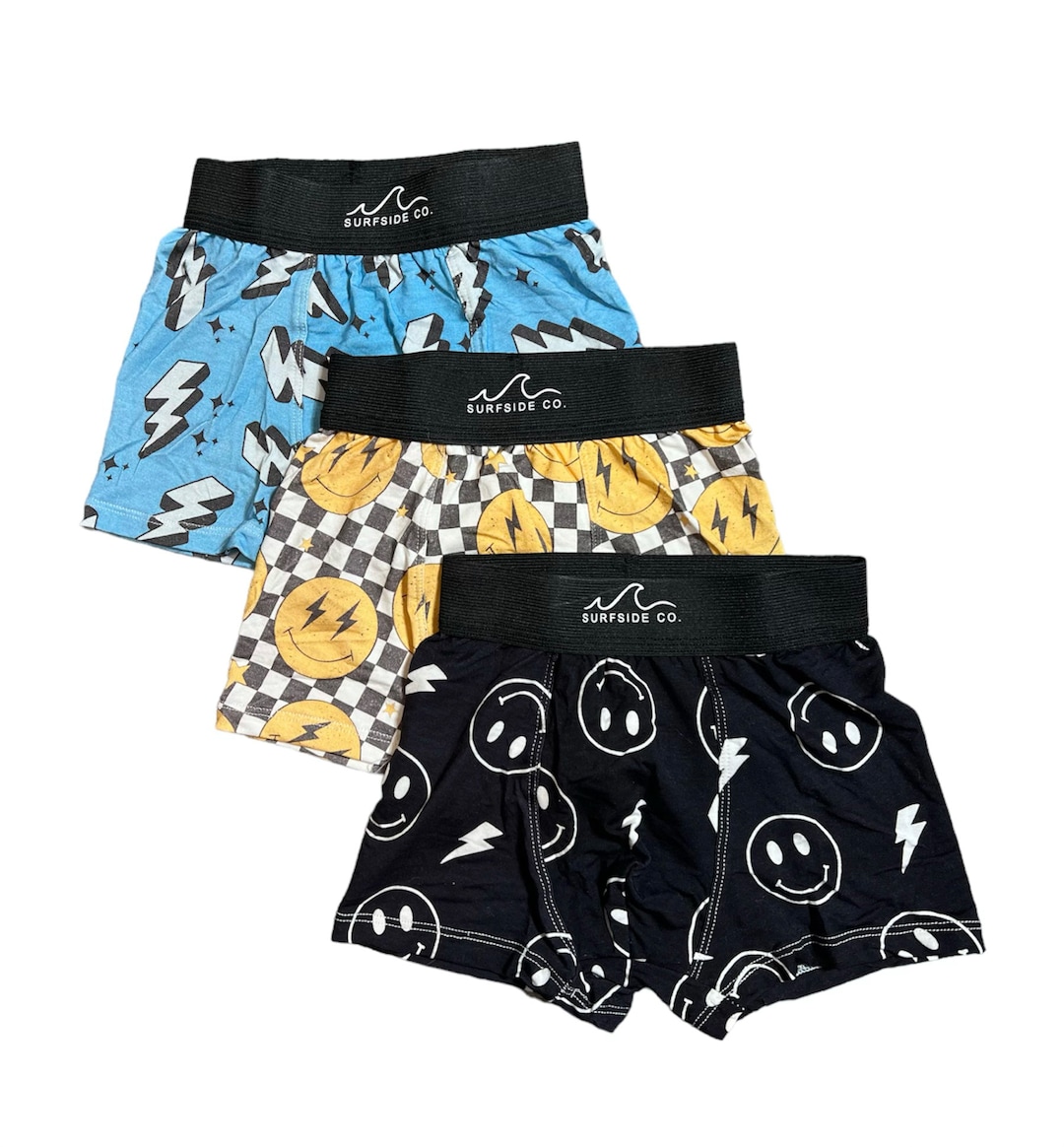 NEW Toddler Boxer Brief 3 Pack, Boxers, Toddler Underwear, Little Boy ...