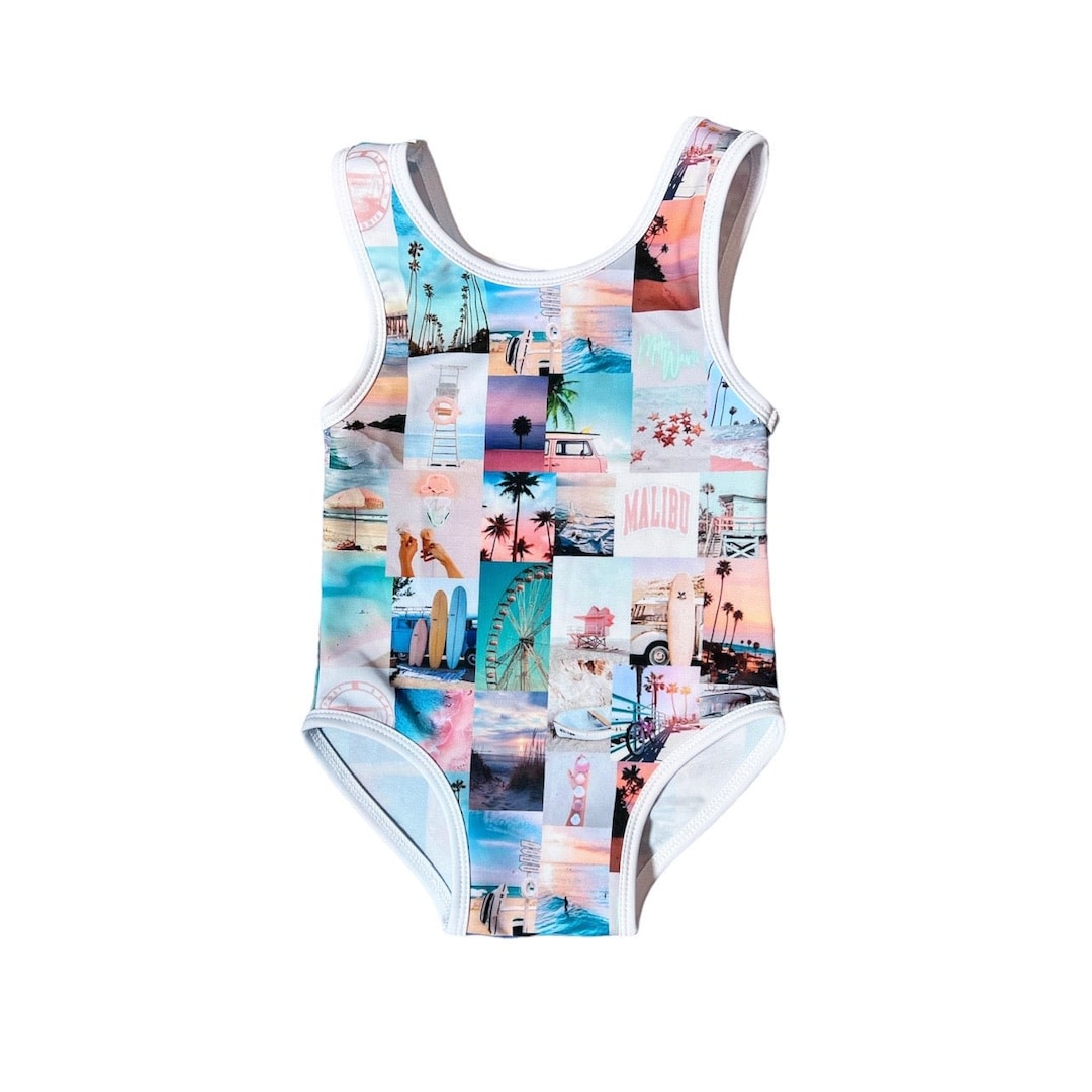 NEW! Malibu One Piece Bathing Suit, Baby/toddler/kid Bathing Suit ...