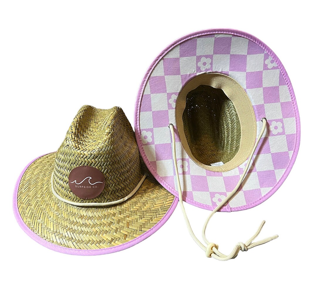 NEW! Purple Daisy Baby Straw Hat, Toddler Straw Hat, Kid Straw Hat ...