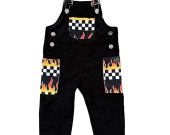 NEW! B/W Checker Overalls, Baby, Children, Kid Jumpsuit, Rompers ...