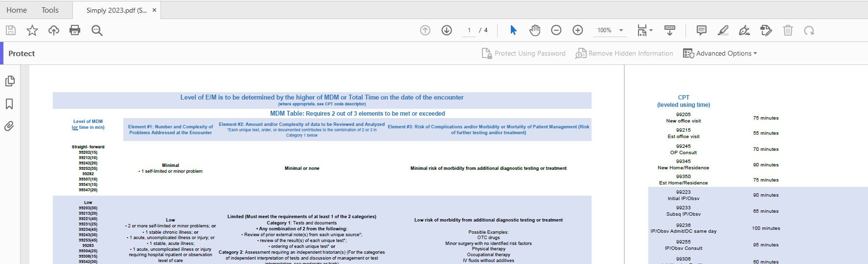 Simply E&M 2023 Complete Evaluation and Management Coding Tool - Etsy