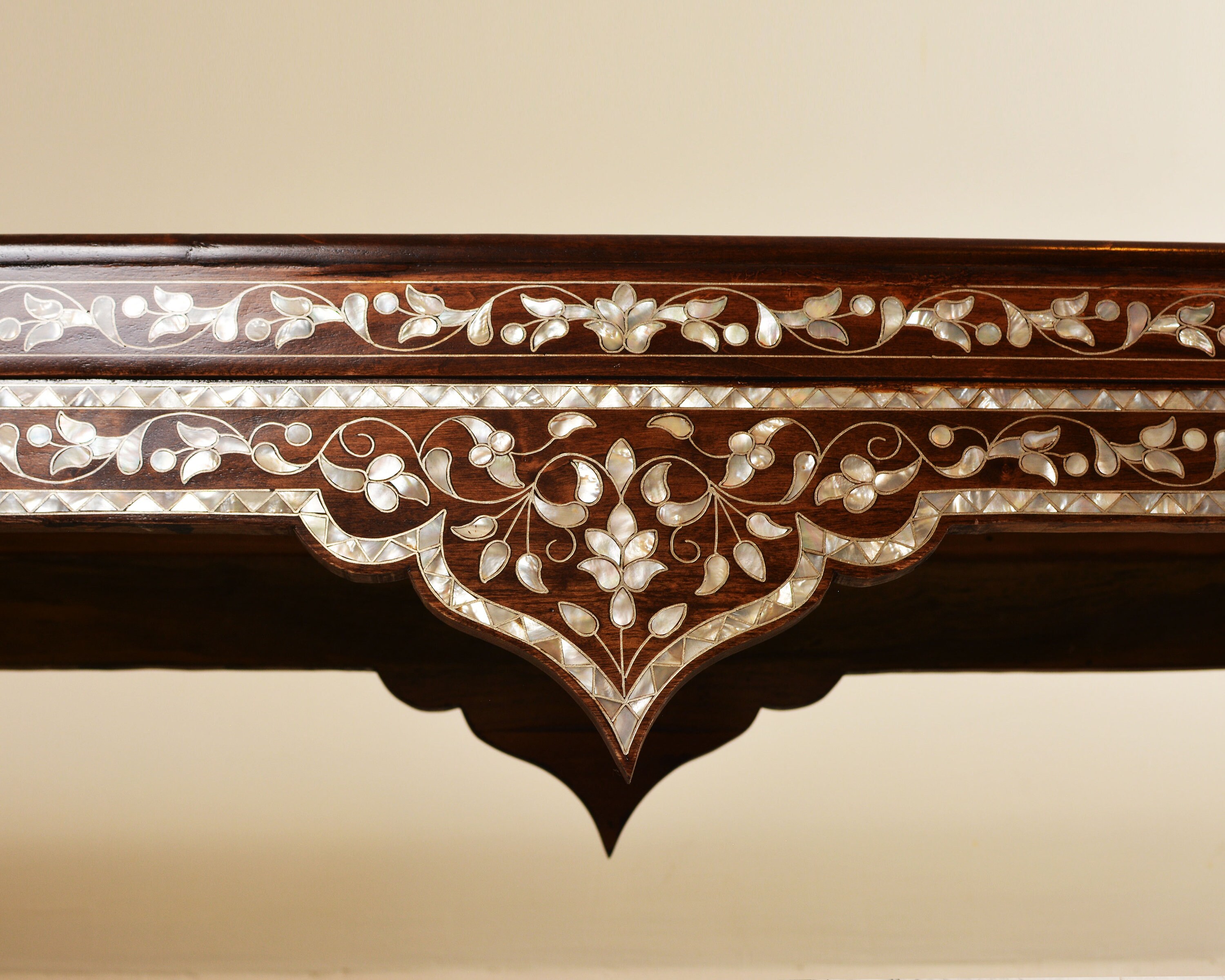 Inlaid With Mother of Pearl Bench Hand Bench Handmade Wooden Seat Home ...