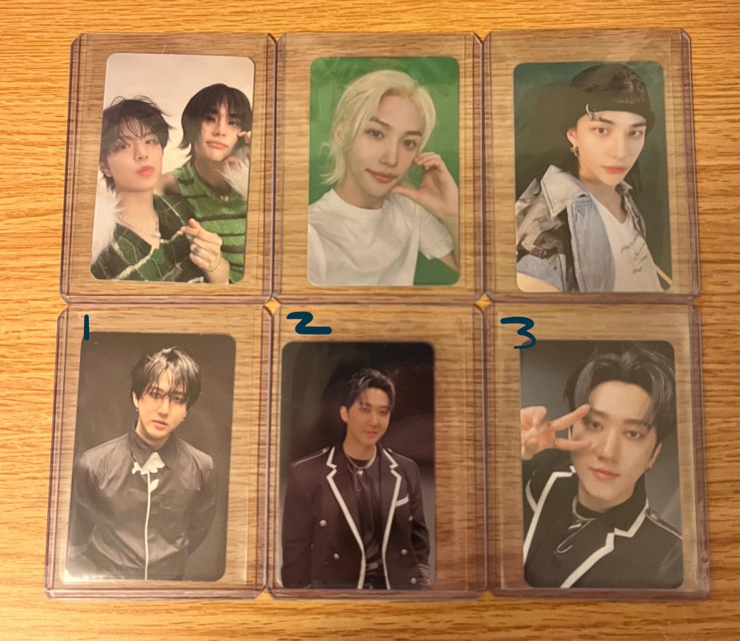 Stray Kids Official Photo Cards - Etsy