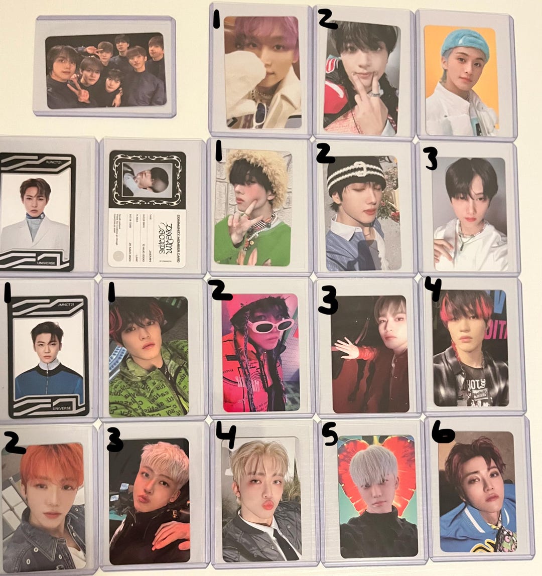 NCT Dream Official Photo Cards - Etsy