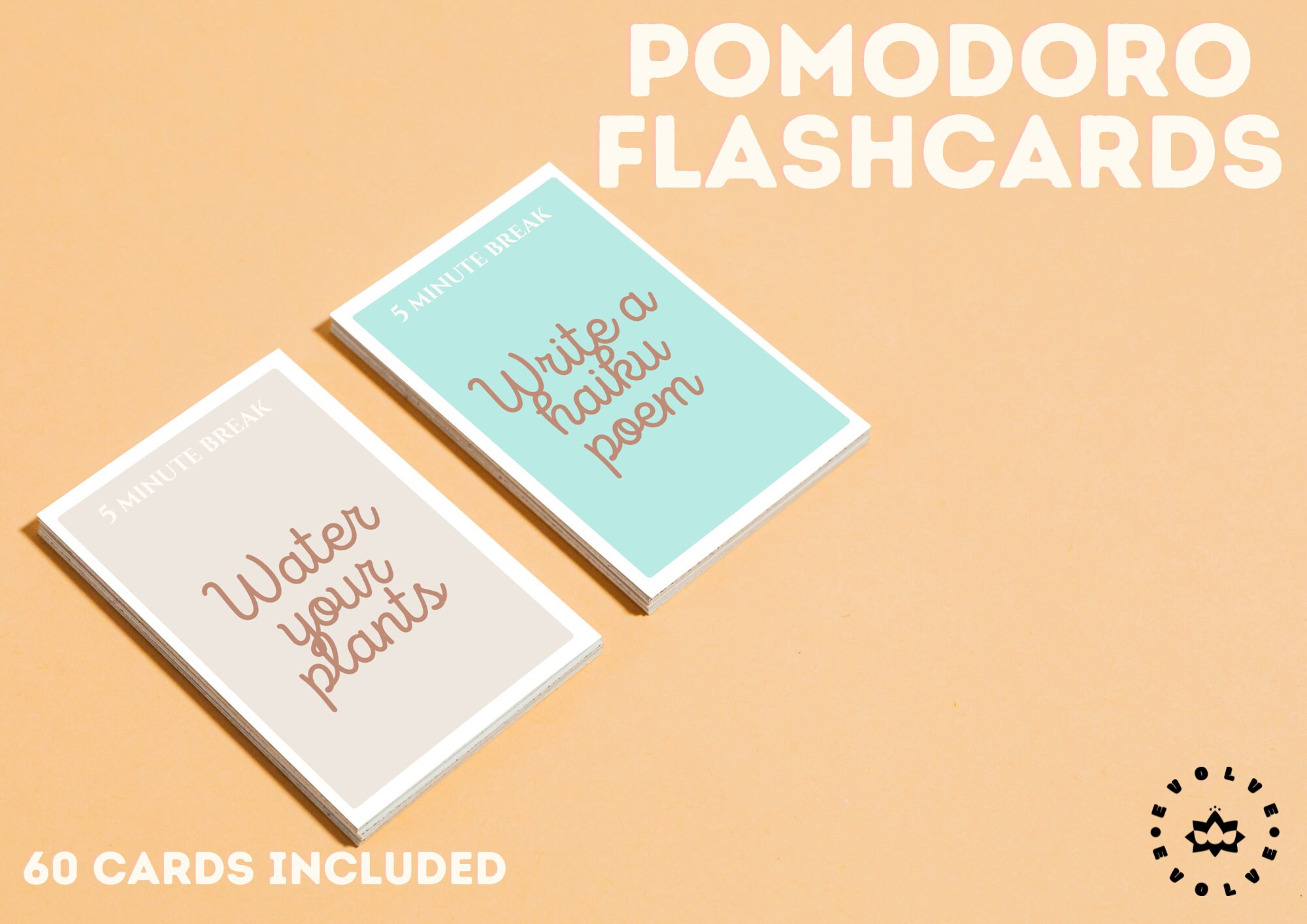 Pomodoro Printable Flashcards Digital Flashcards University and School ...