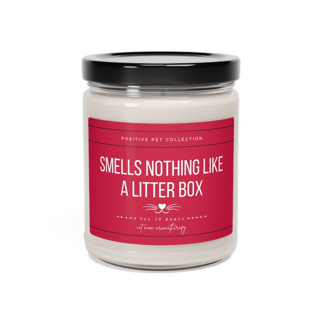 Smells Nothing Like a Litter Box Candle | Funny Cat Gift | Cat Mom ...