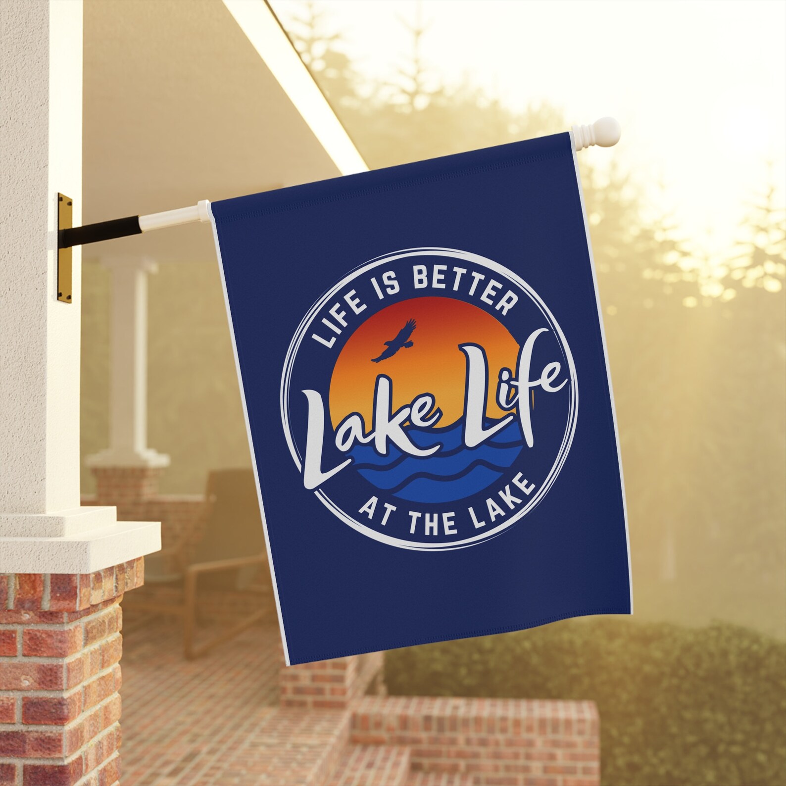 Lake Life Sign | Life is Better at the Lake Flag | Garden & House ...