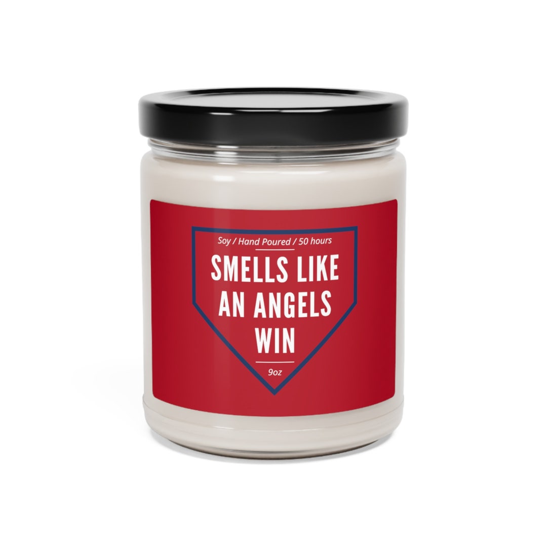 Smells Like an Angels Win Candle | Angels Baseball Candle | Los Angeles ...