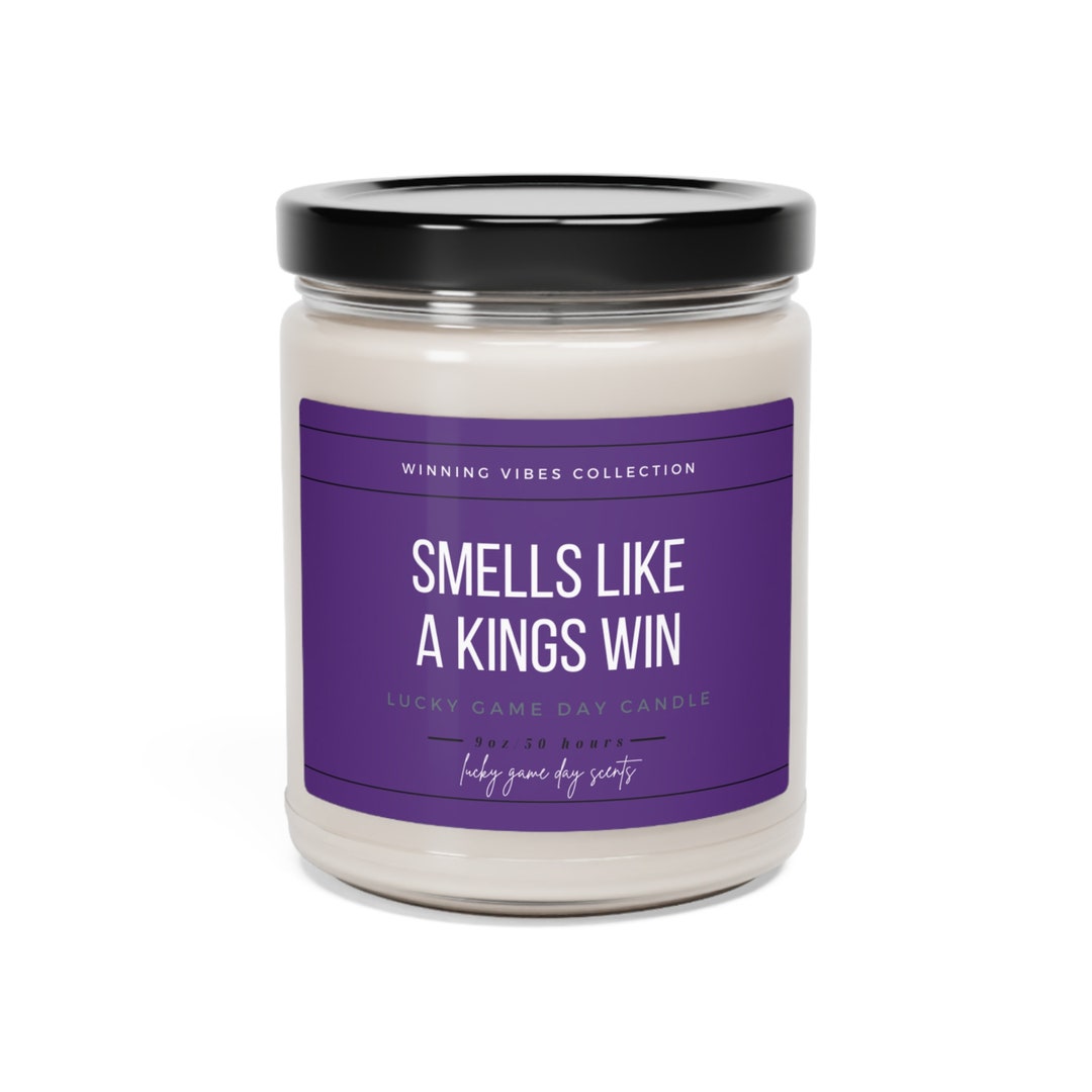 Smells Like a Kings Win Candle | Lucky Kings Candle | Gift for Kings ...